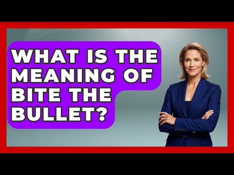 What Is The Meaning Of Bite The Bullet? - Anecdotes in Quotation