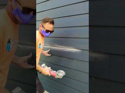 Repairing Hardie Siding | Construction #shorts