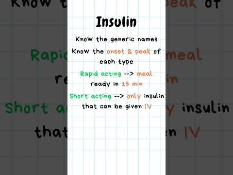 Things you know about Insulin (Part I) --- NCLEX Nursing Review #nclexrn
