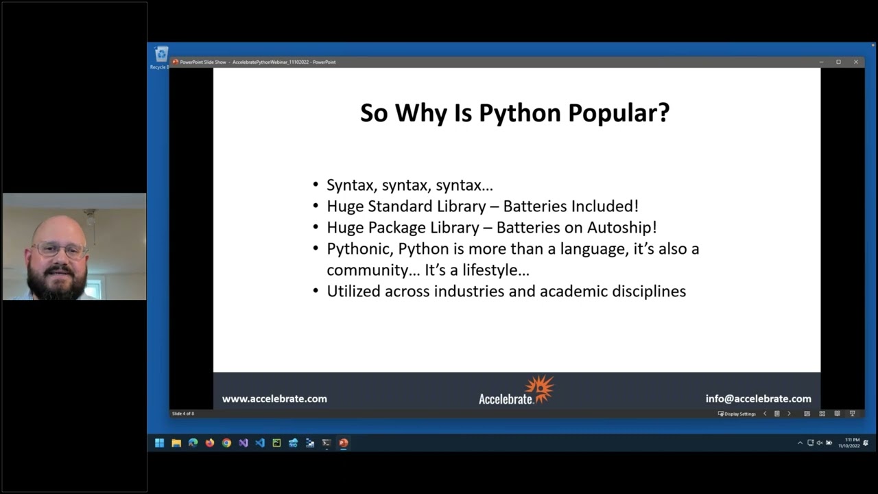 Free Webinar: Practical Programming with Python
