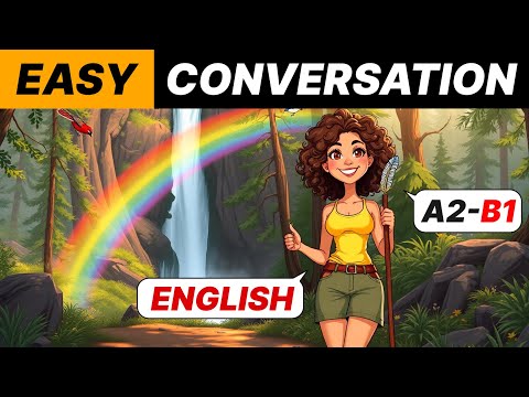 Learn Daily English Dialogues | Going to Waterfall – Easy English Conversation for Beginners! 🌈