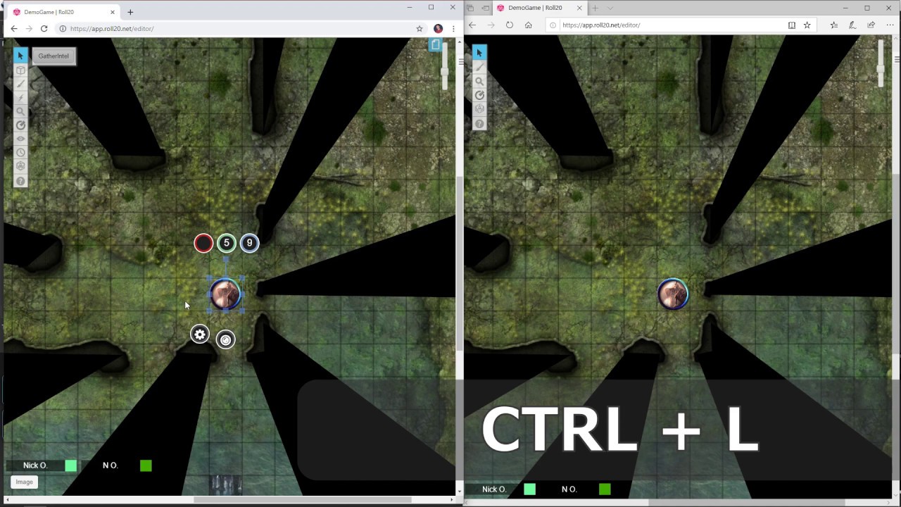 10 Roll20 Shortcuts