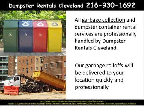 Dumpster Rentals Cleveland 216 930 1692 | University Heights Dumpsters