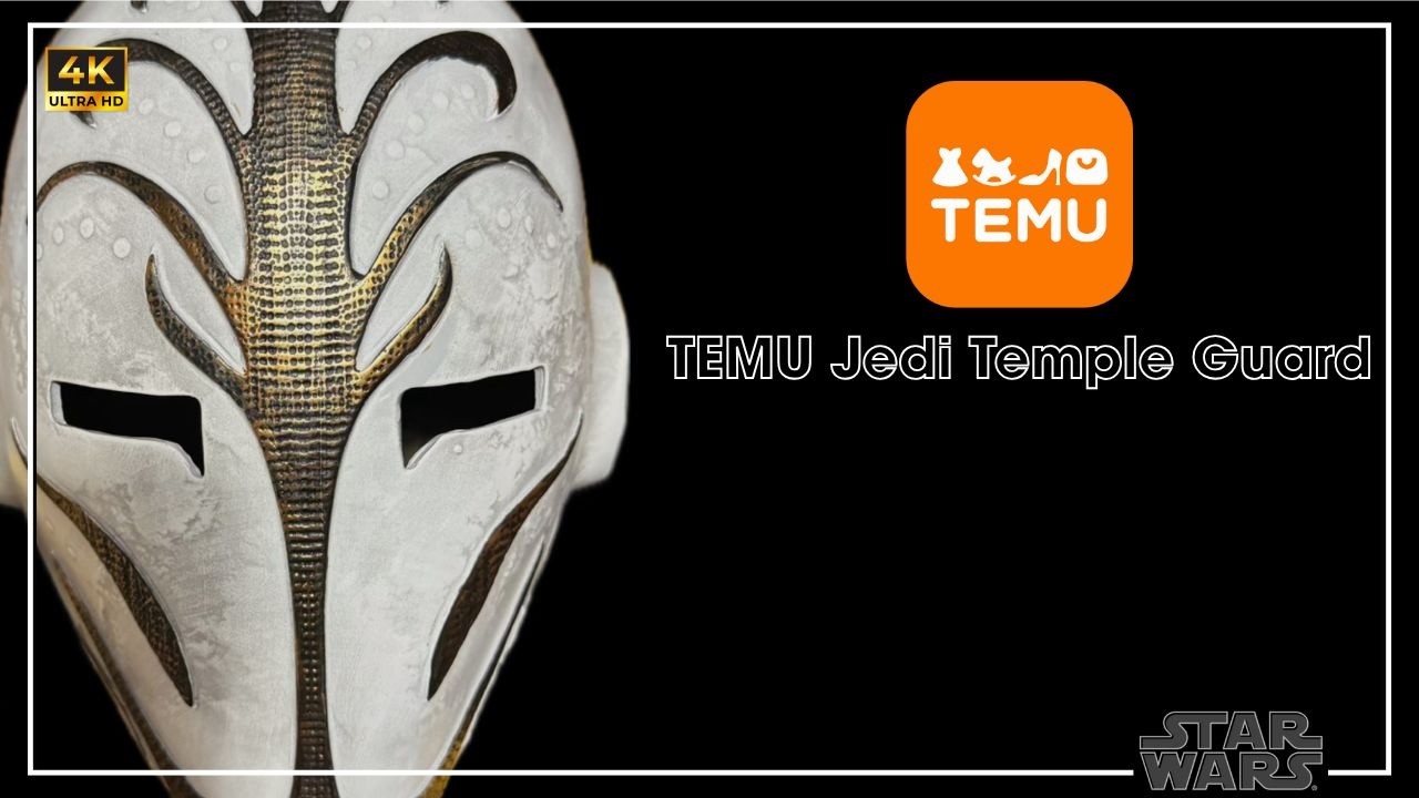 TEMU | Jedi Temple Guard Mask Review