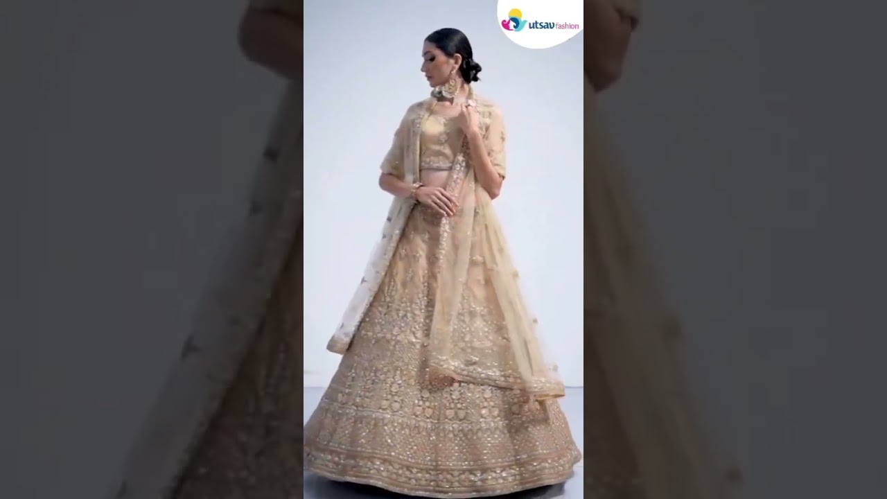 Embroidered Net Lehengas- LYC2377 #shorts