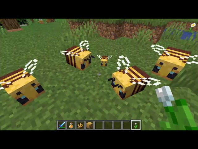 How to get bees in Minecraft easily