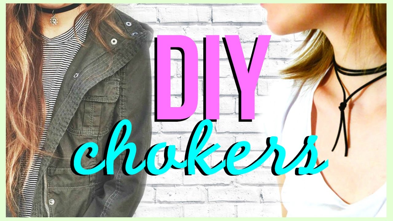 DIY Choker Necklaces: '90s-Inspired!