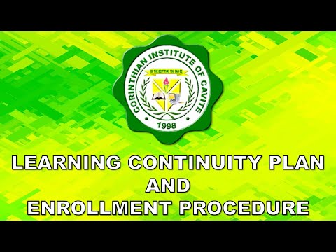 CIC Learning Continuity Plan and Enrollment Procedure