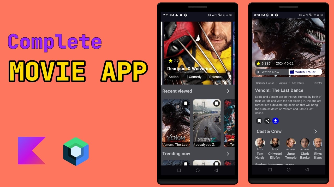 Clean Architecture + MVVM: Movie App for Beginners with Jetpack Compose & TMDB API