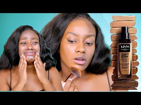 NYX CAN'T STOP WONT STOP FOUNDATION REVIEW! .. IM SHOOKTH!!