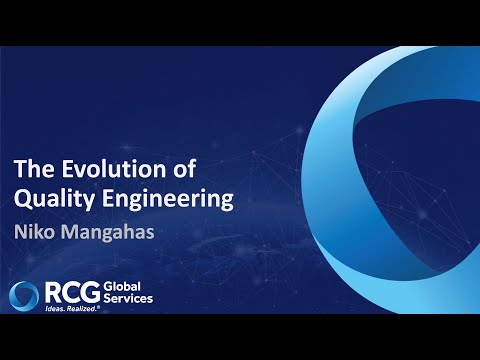 The Evolution of Quality Engineering - Niko Mangahas