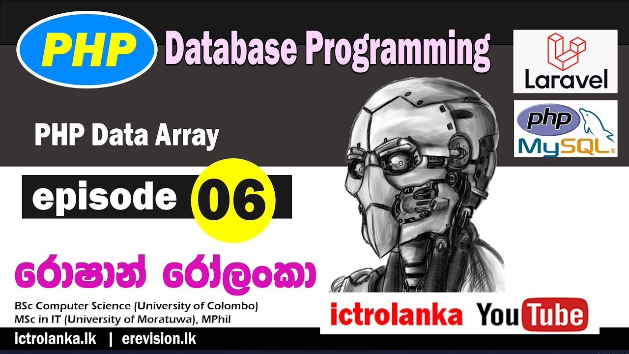 PHP Database Programming (Episode 06) - Array