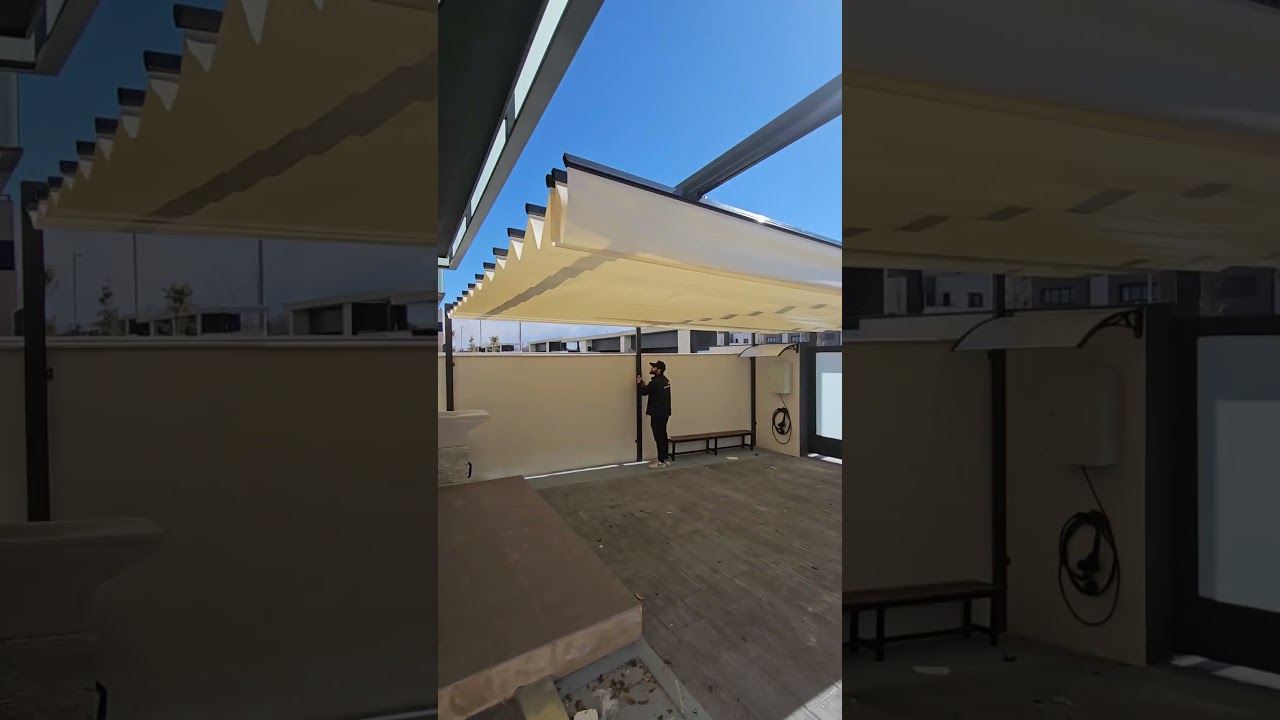 Pérgola impermeable #toldo #toldos #pergola