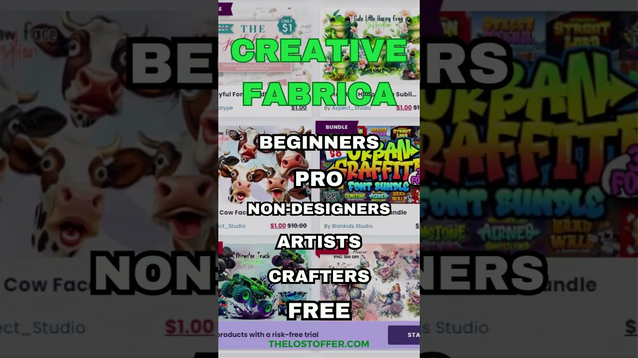 How To Make Money With Creative Fabrica | THELOSTOFFER #shorts #creativefabrica #makemoneyonline