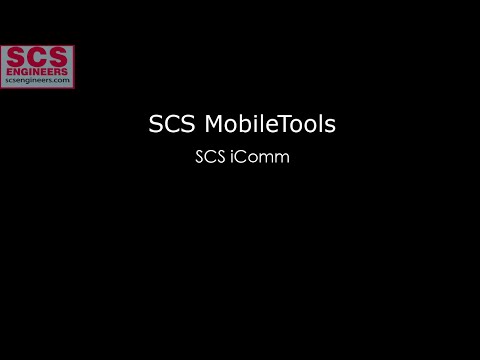 SCS MobileTools SCSiComm Overview