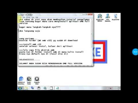 Cara instal aplikasi omb full version (link download)