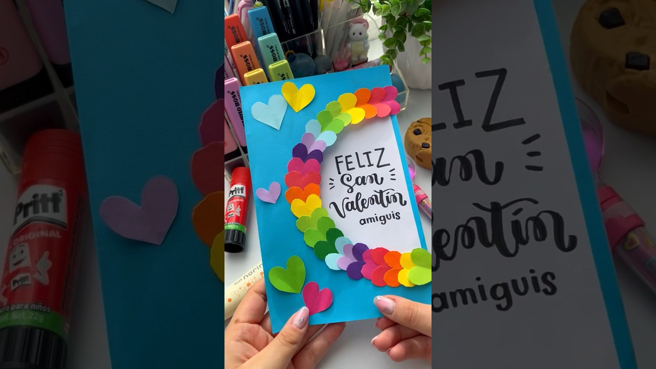 TARJETA SAN VALENTÍN MUY FÁCIL 💝💕