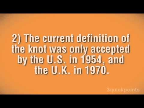 How Fast Is A Knot?