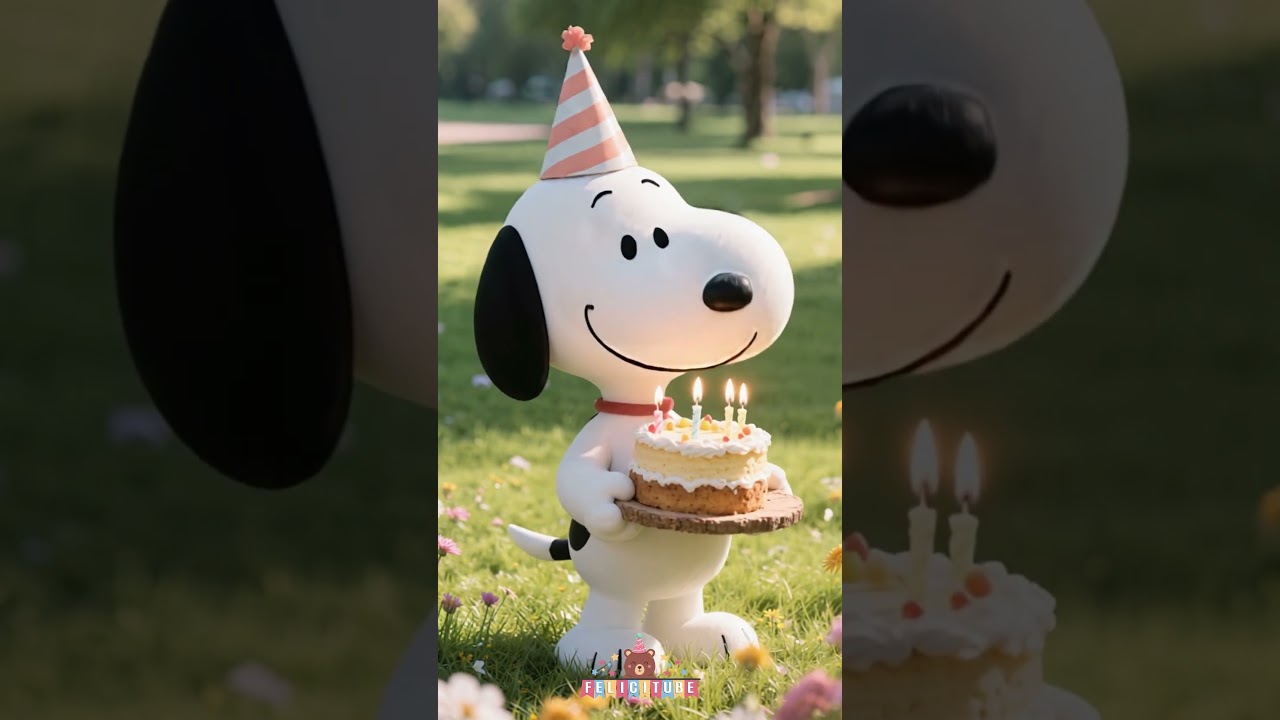 Que los Cumplas Feliz - Snoopy - ¡Happy Birthday! - ¡Feliz Cumpleaños! - Peanuts - Charlie Brown