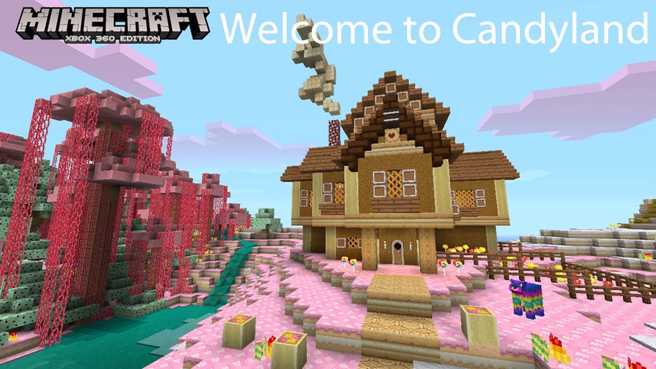 Minecraft Xbox: Candyland Part 2: Desert Temple