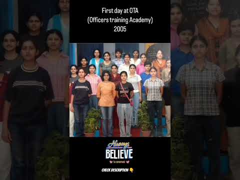 My OTA Journey | First day at Academy | Capt (Dr) Sunaina Singh