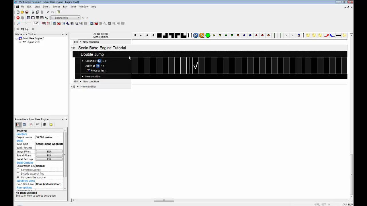 MMF2 Sonic Tutorial (Part 1: The Basics)