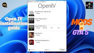 How to install Open IV I How to install mods in Open IV I How to used ...