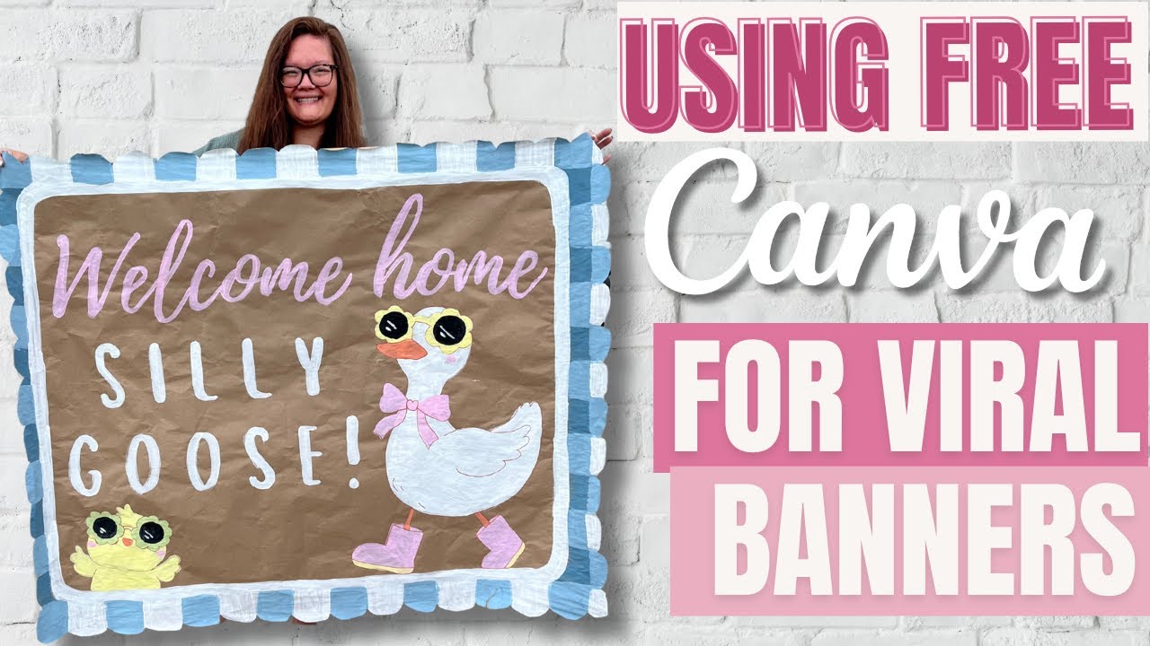 How to Make Hand Painted Banners That Sell on Etsy | Canva Design Tutorial