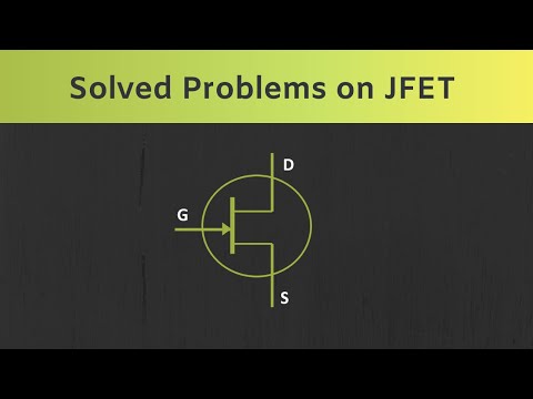 JFET Solved Problems - Quiz - 82 and Quiz - 85 Video Lecture - Crash Course (English) for ...