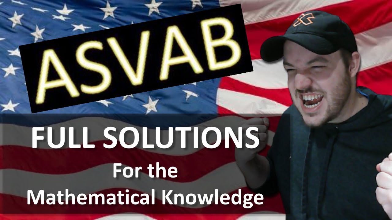 ASVAB Math Knowledge Test Questions and Answers