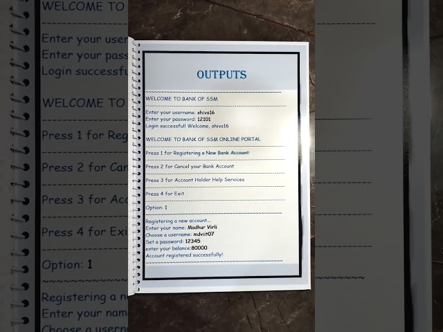 How a Class 12 Computer Science Project Demonstrates an Online Bank ...