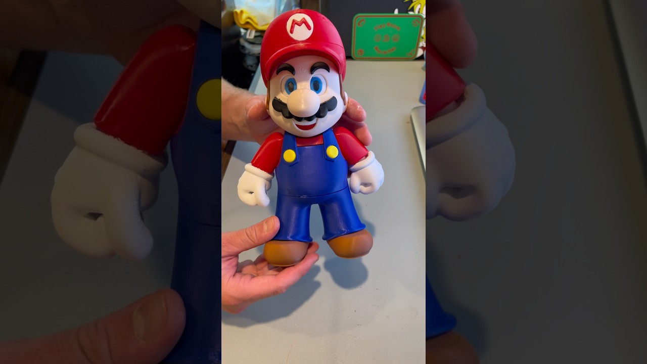 Mario, 3D printed! #mario #nintendo #bambulab #3dprinting