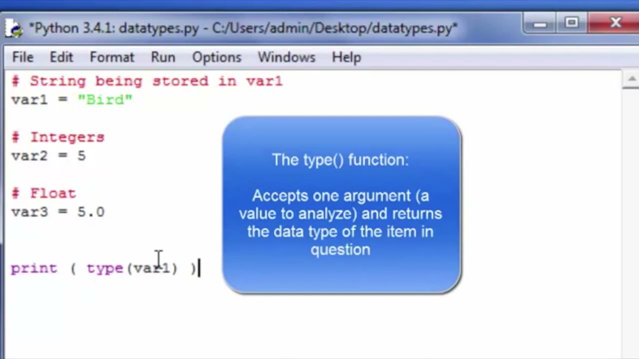 Module 2 Video2 -  Data Types