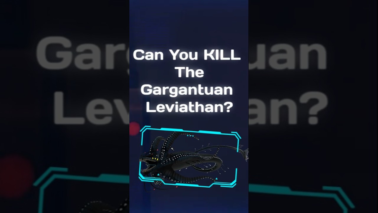 Can You KILL The Gargantuan Leviathan in Subnautica? #subnautica #leviathan