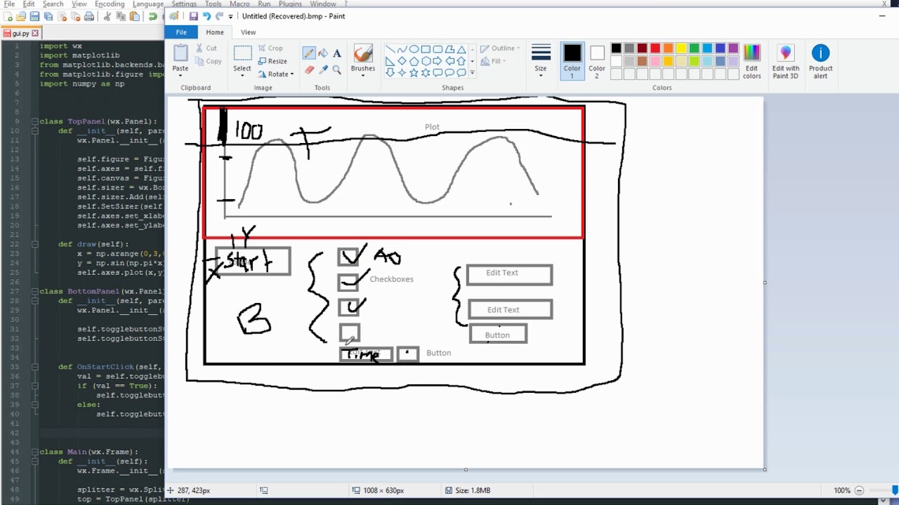 Add ToggleButton and Checkbox to wxGui (Part 3 wxPython Arduino GUI)