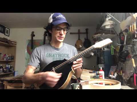 Dubova Mandolin Two Point 2019 Black and natural cherry | Reverb