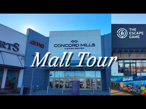 Concord Mills Mall Full Tour 2025 | Shopping Mall 🛍️ North Carolina #mall #shopping #charlotte