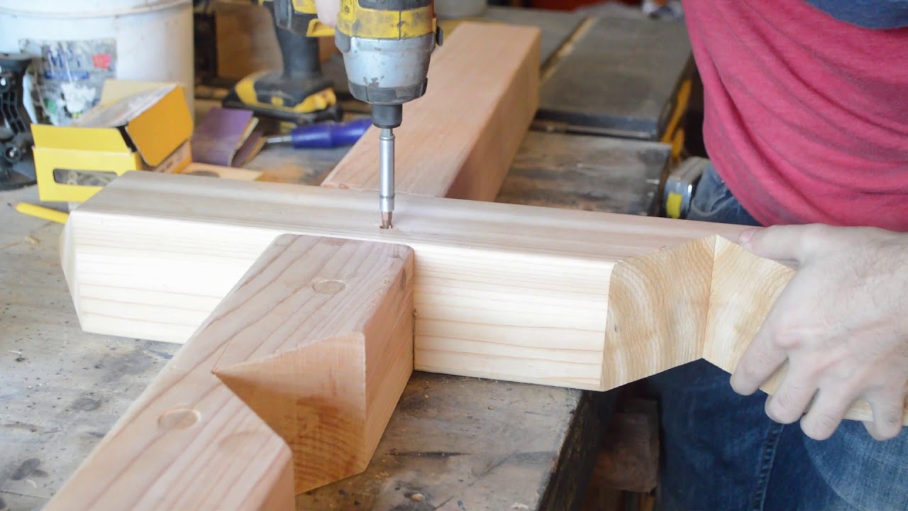 Building A Lifetime Mailbox Post Out Of Cedar