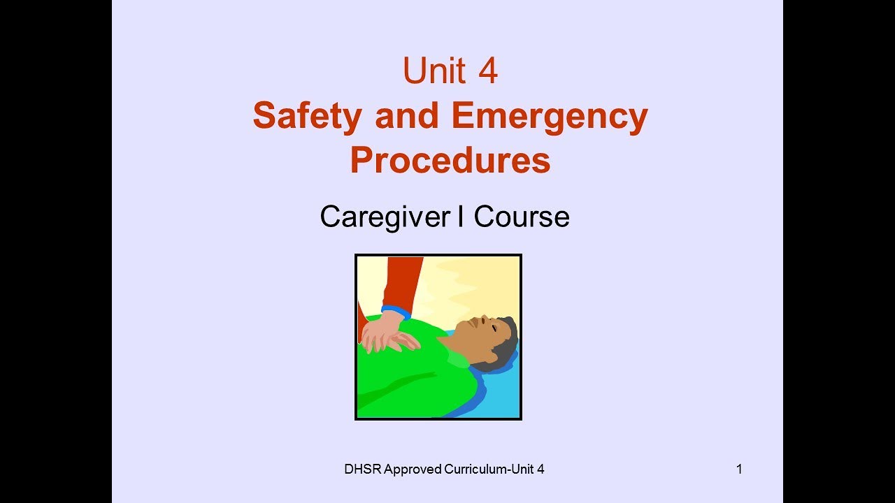 Module 4 - Safety and Emergency Procedures