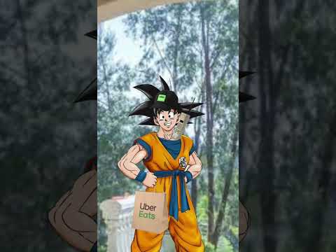 When your ubereats guy takes forever #ubereats #goku #dbz