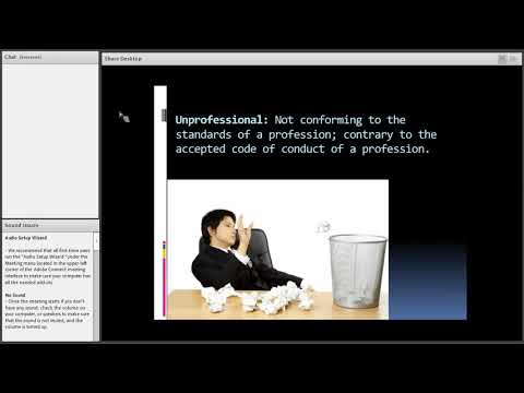 Professionalism in the Workplace 12-19-2017