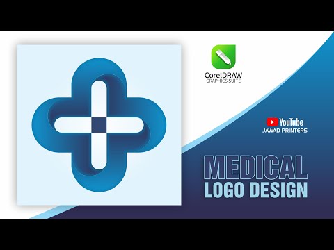 Medical Logo Design in CorelDraw Tutorial | Creative Logo Design Ideas