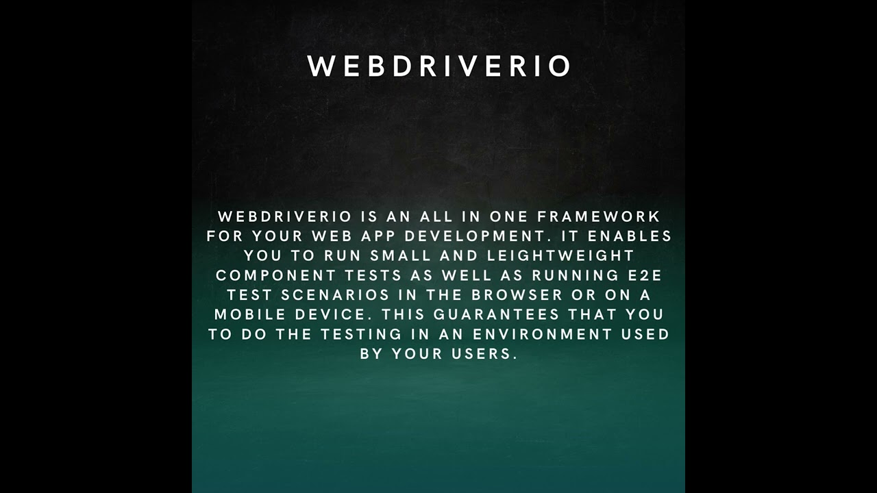 Top 5 JavaScript Test Automation Frameworks in 2022 | Code with MMAK