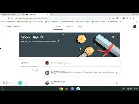 How to upload an image to Google Classroom from a Chromebook