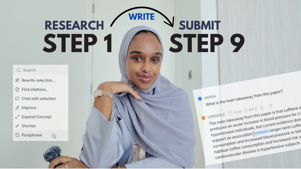 How to Go from Research to Final Draft Using ONE AI Tool | The 9 Step Process