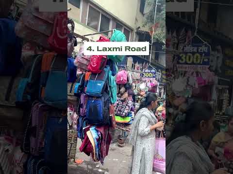 Top 5 Street Shopping Market in #pune #maharashtra #india #streetshopping #streetmarket #market