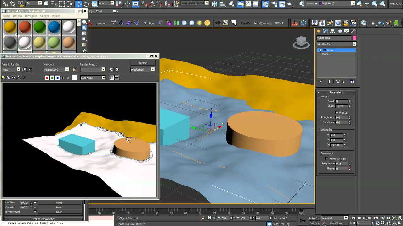 3Ds Max + Vray Tutorial - Create Foam Around the 3D Objects with VRayDistanceTex - Intro Part 1/3