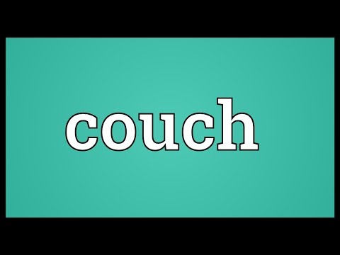 Couch Meaning