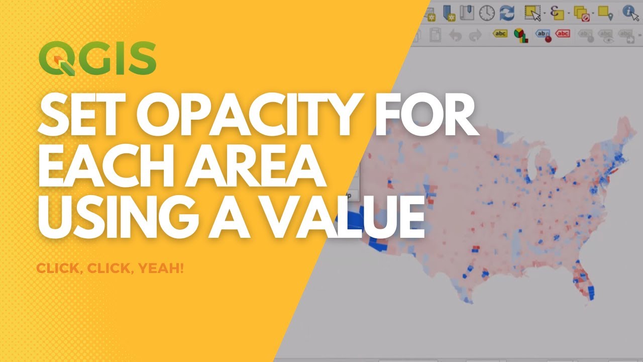 Election map opacity by value in QGIS
