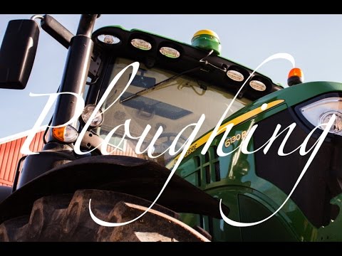 GoPro John Deere 6130R Ploughing with GPS